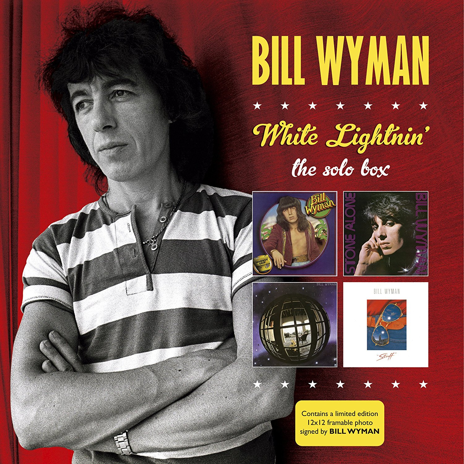 Bill Wyman / White Lightnin’ – Limited edition vinyl box with SIGNED ... Bill Wyman / White Lightnin’ – Limited edition vinyl box with SIGNED ...